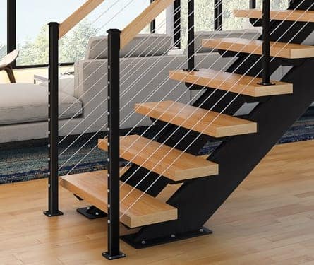 Straight Staircase Stringers | Custom Cut and DIY Options