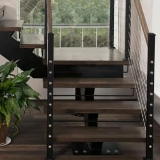 Switchback Staircase, Halfback Staircase, "U"-Turn Staircase