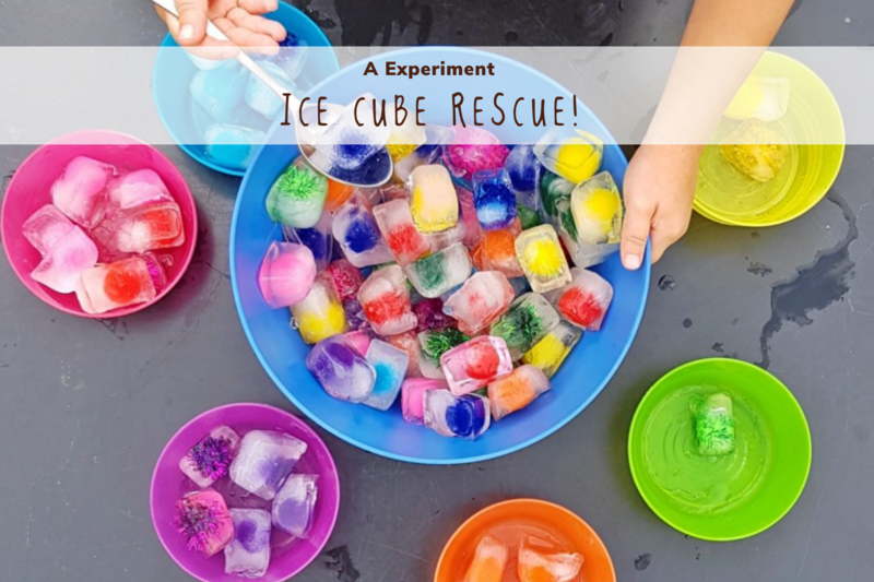Sticky Notes - “Ice Cube Rescue” Science Experiment