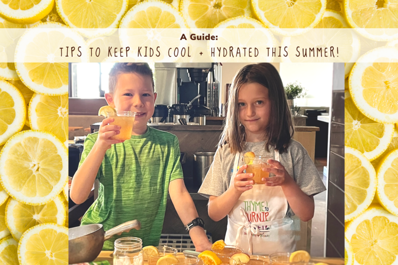 Sticky Notes - Tips to Keep Kids Cool + Hydrated This Summer!