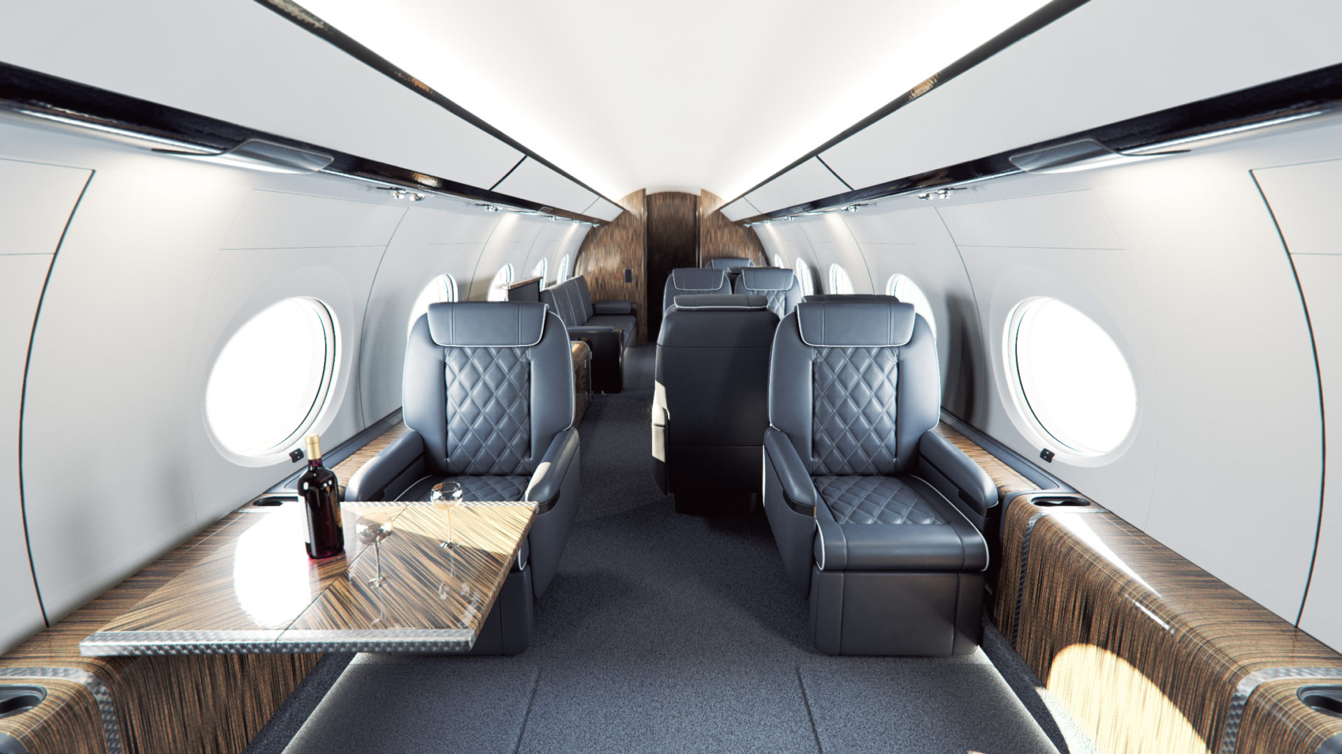 Aircraft Rendering Gallery - 3D renderings for VIP interiors - render777