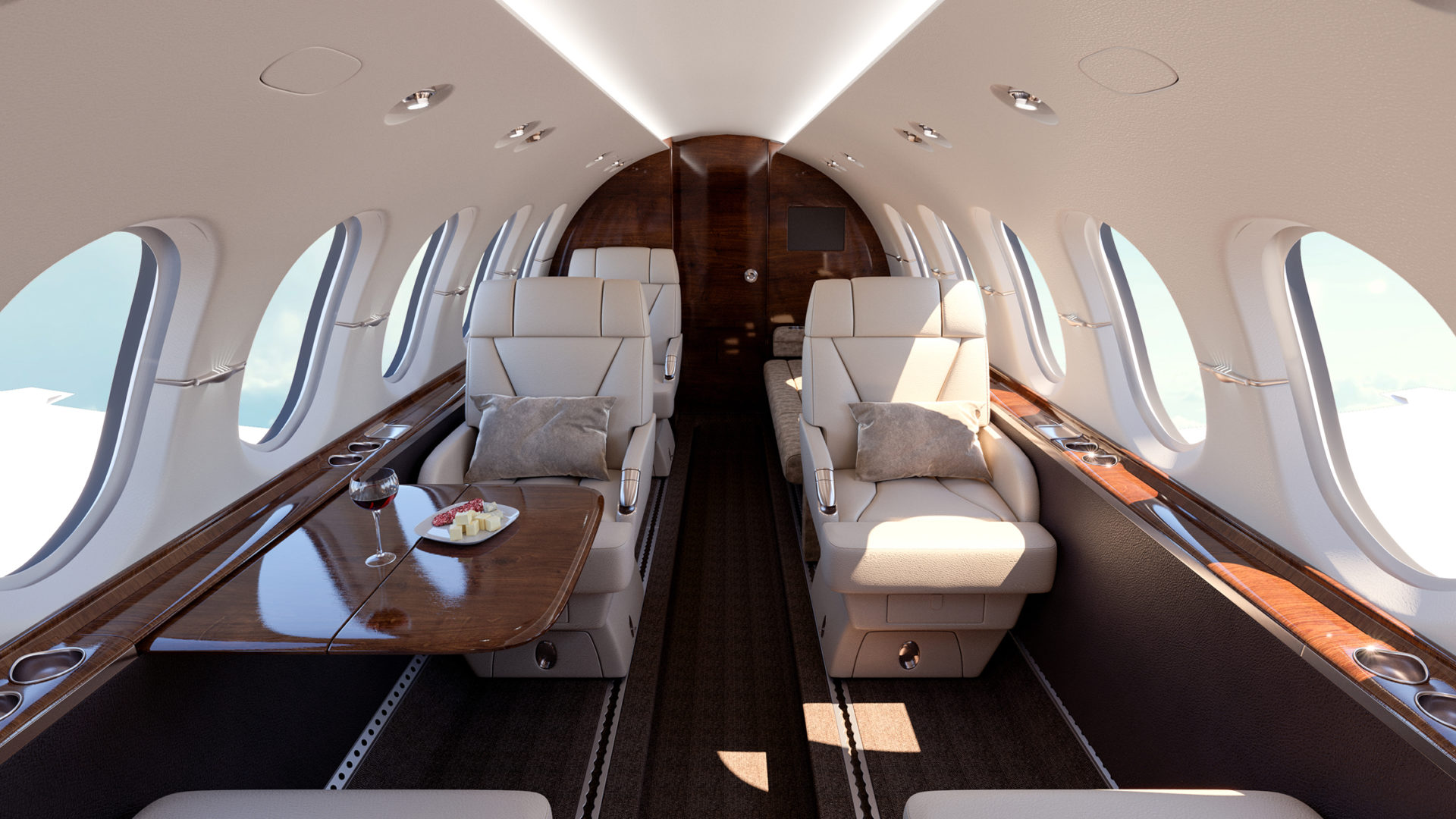 Aircraft Rendering Gallery - 3D renderings for VIP interiors - render777