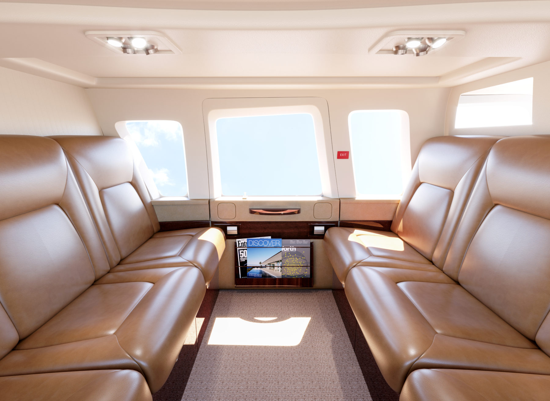 Aircraft Rendering Gallery - 3D renderings for VIP interiors - render777