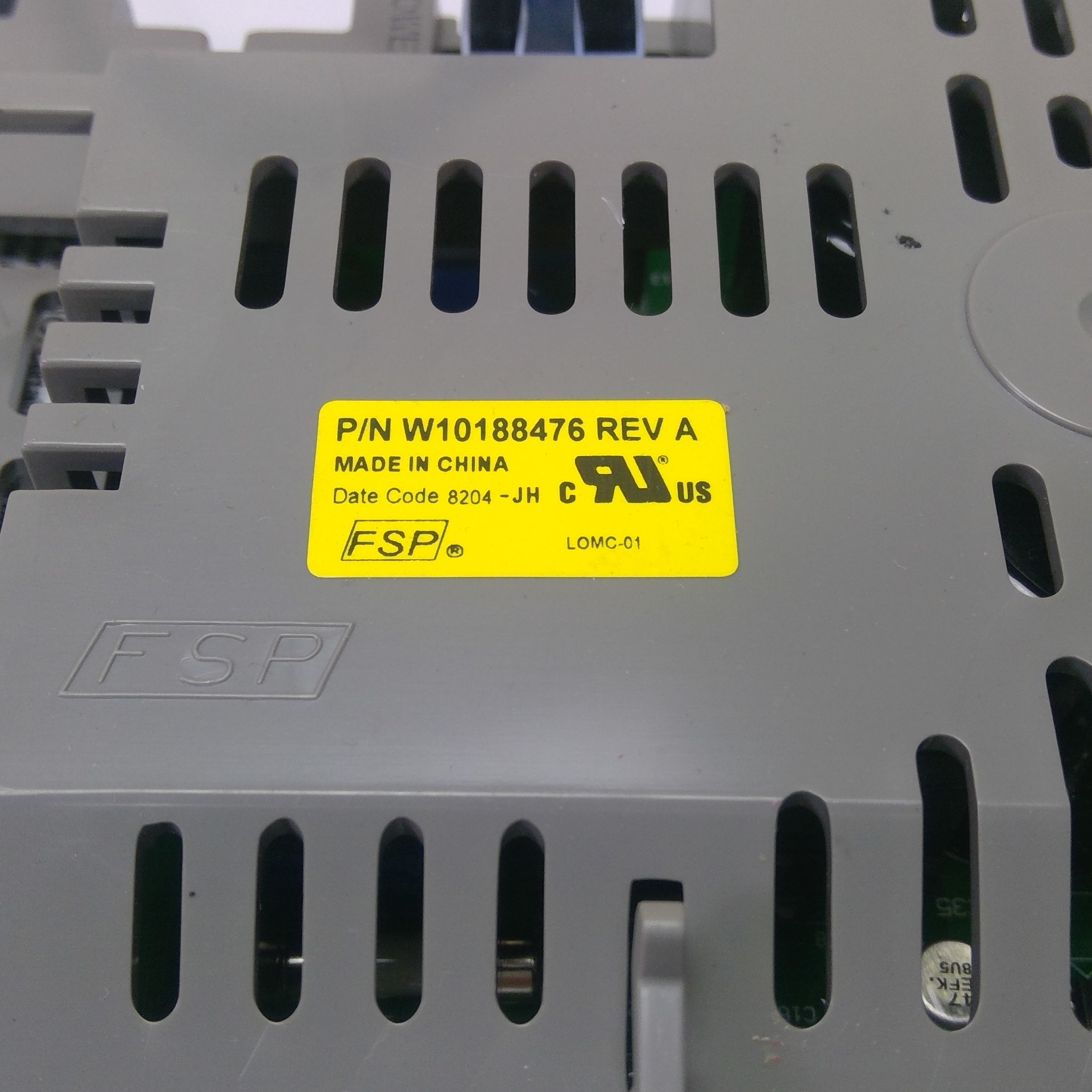 WHIRLPOOL Washing Machine MAIN CONTROL BOARD W10188476 (Rev. A ...