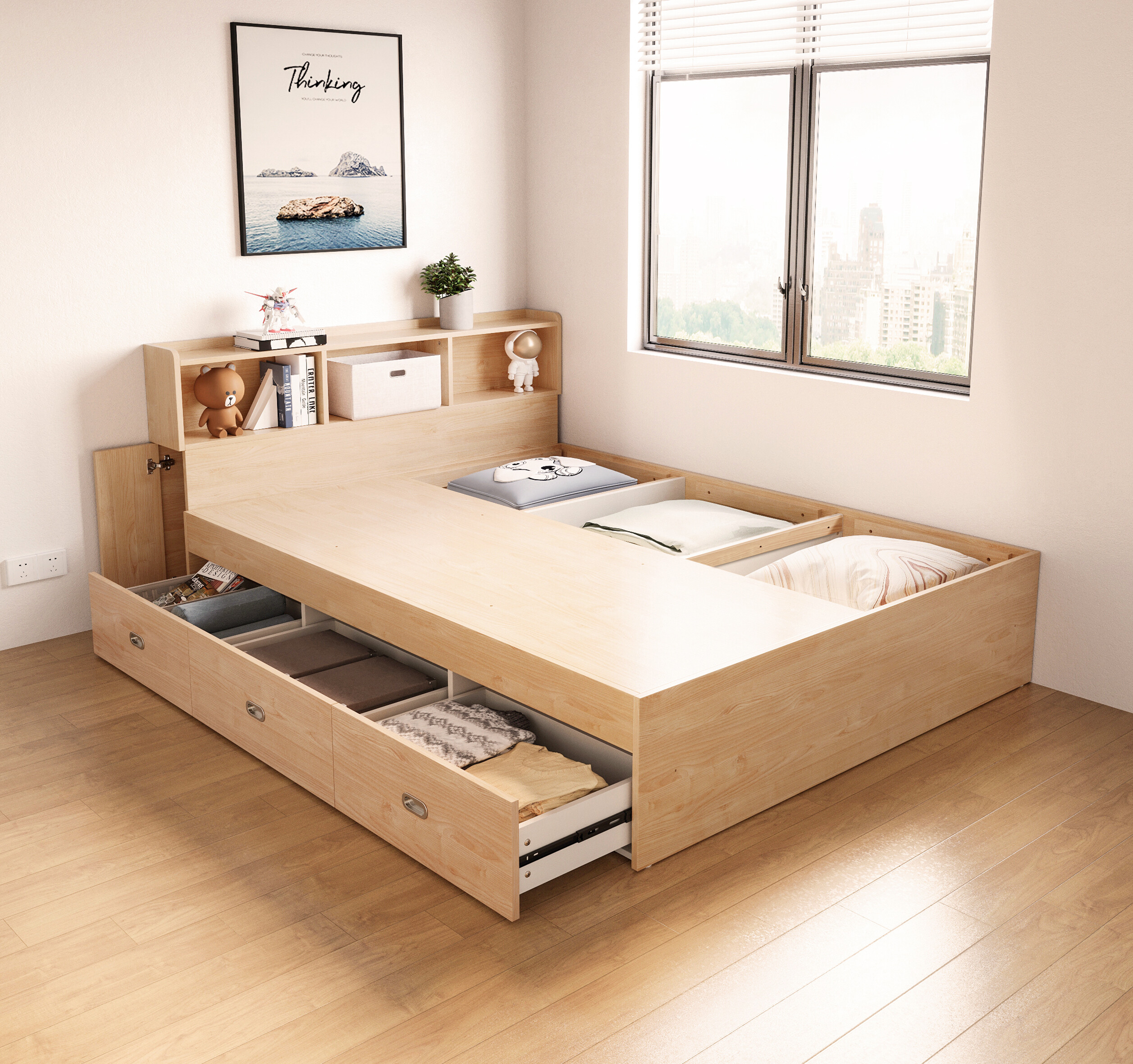 Space-Savings Hacks With Platform Beds And Storage To Maximise Your Bedroom