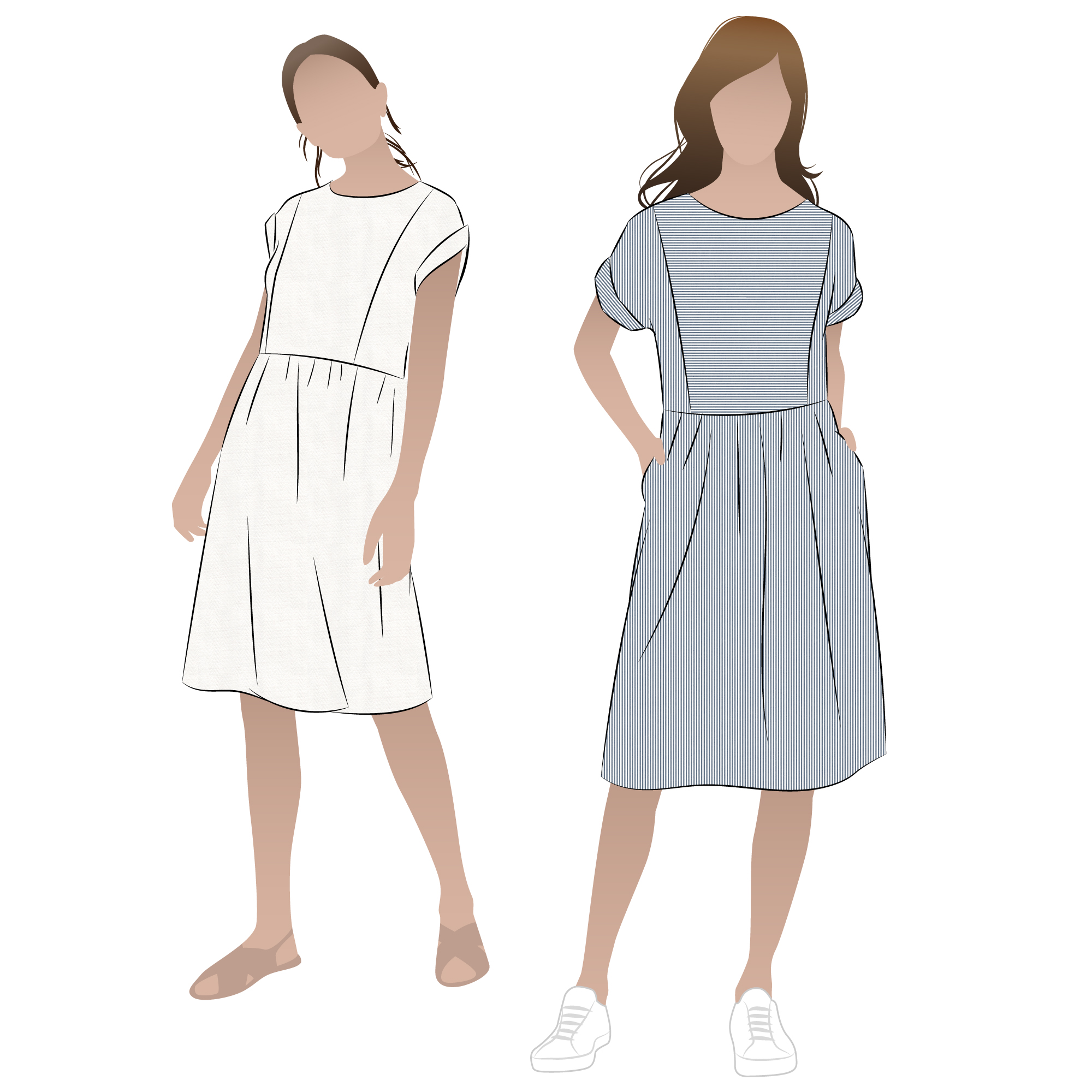 Lacey Dress Sewing Pattern | Ditto