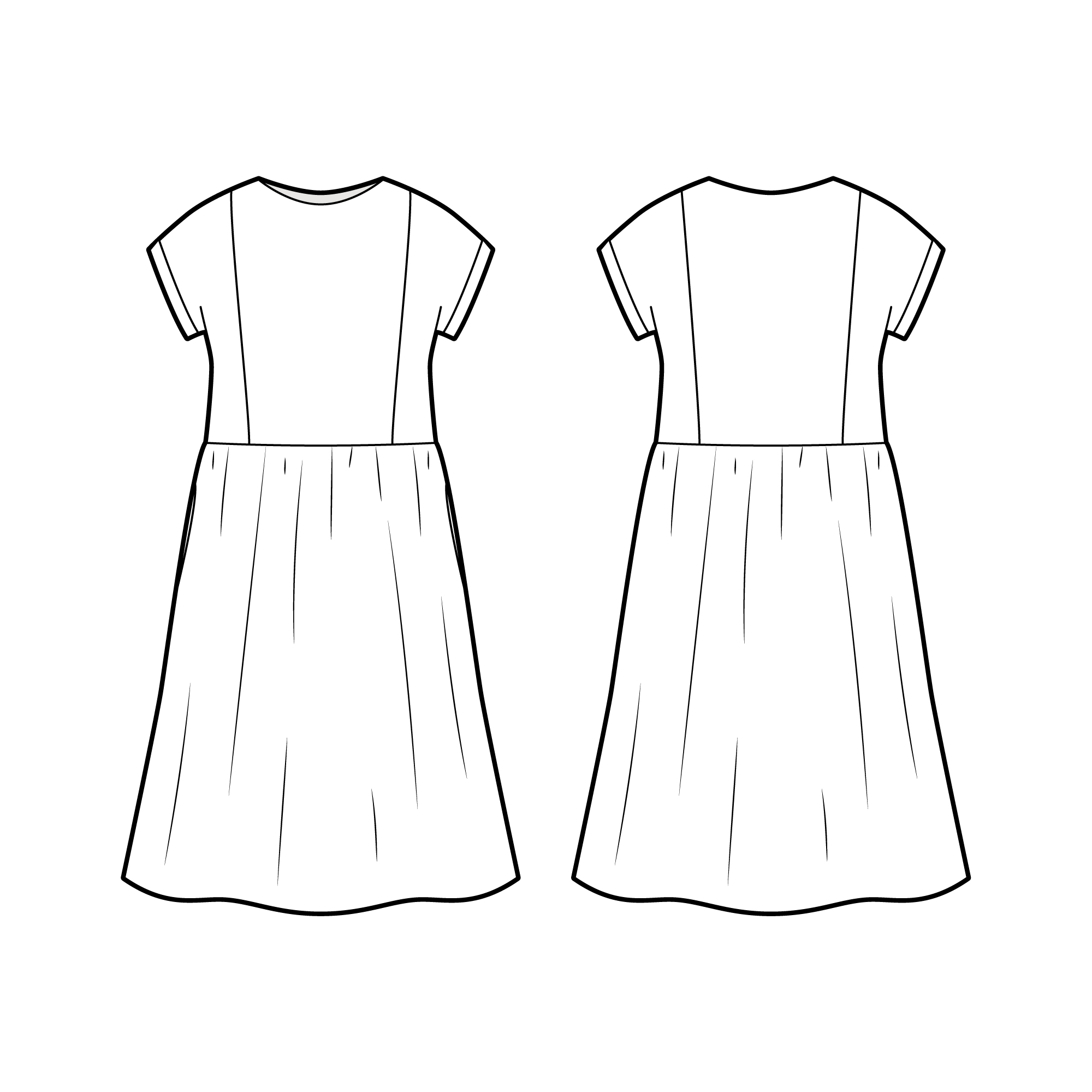 Lacey Dress Sewing Pattern | Ditto