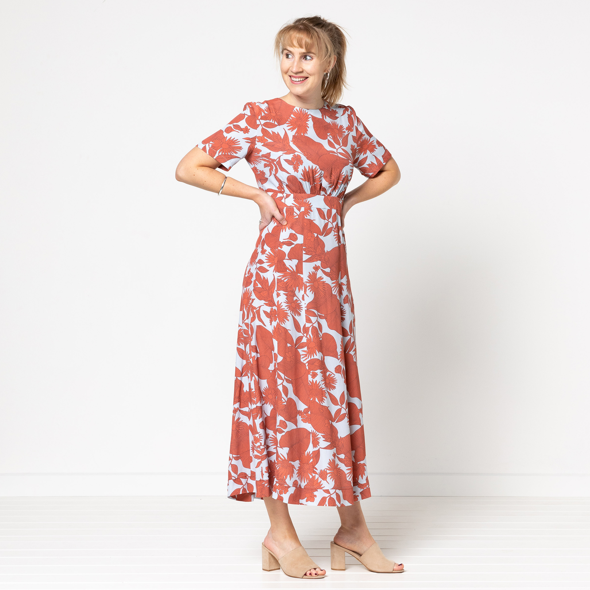 Trinnie Woven Dress Sewing Pattern | Ditto