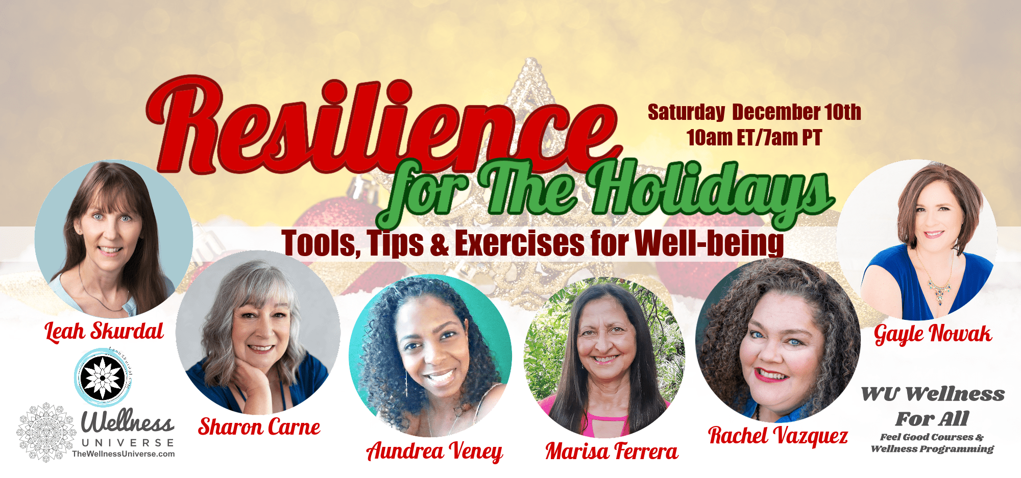 Resilience for the Holidays: Tools, Tips, and Exercises for Well-being ...