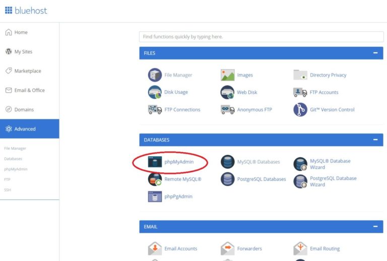 Moving a Website to Bluehost - Website Tips and Tutorials
