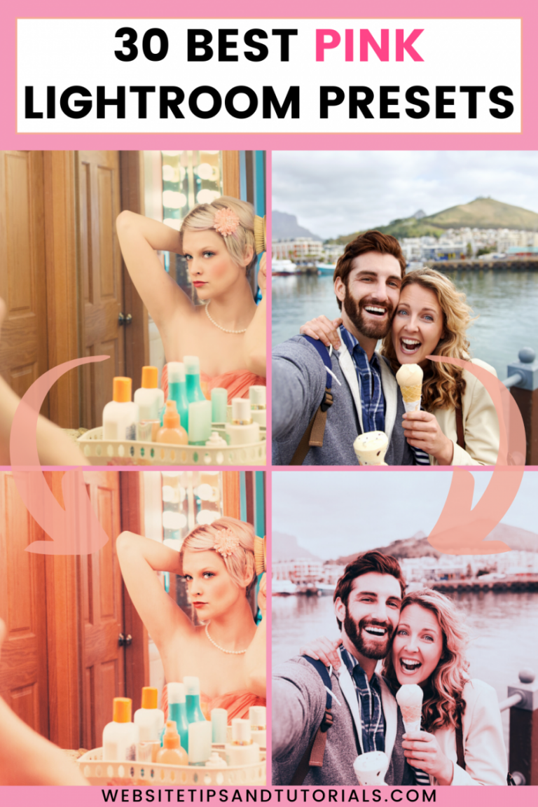 30 Best Pink Lightroom Presets - Website Tips and Tutorials