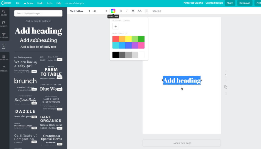 How to Use a Color Picker in Canva - Website Tips and Tutorials