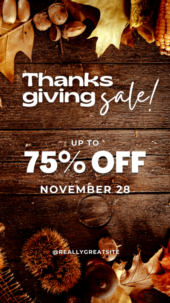 Top 15 Best Thanksgiving Instagram Story Template - Website Tips and ...