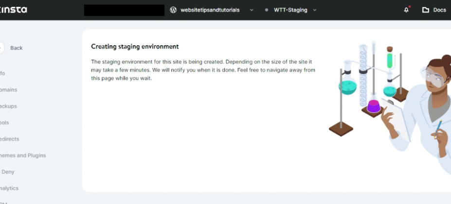 Getting Started with Kinsta: Create Staging Site - Website Tips and Tutorials